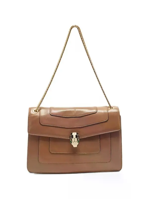 BVLGARI Serpenti Forever Shoulder Bag - Brown