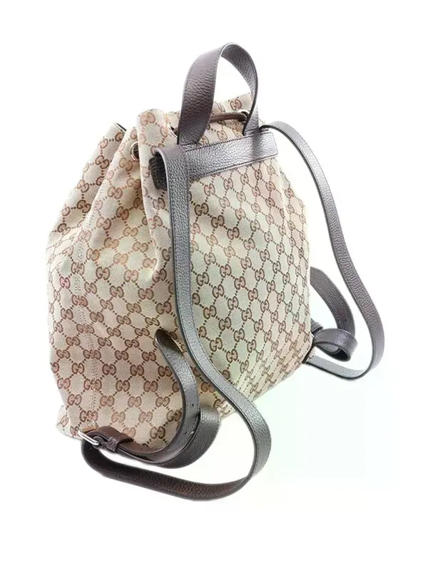 Gucci 2000-2015 Gg Canvas Drawstring Backpack