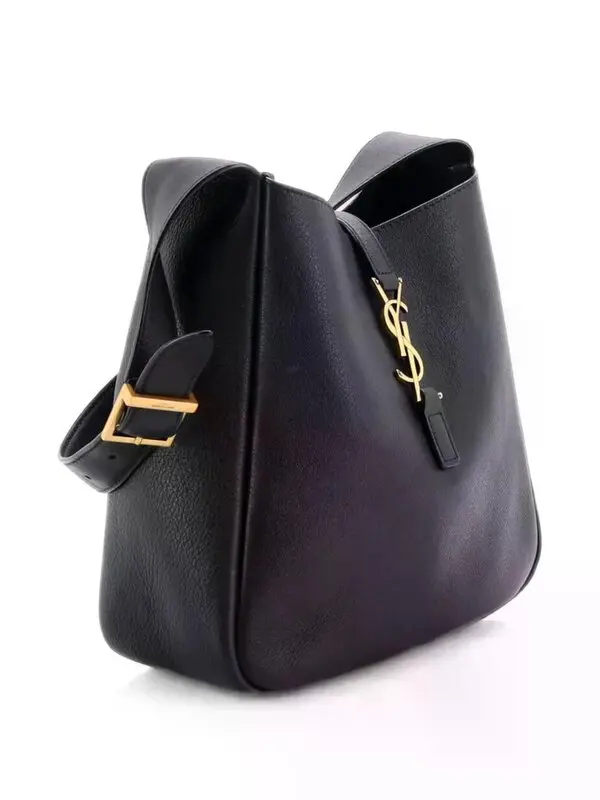 Saint Laurent Le 5 A 7 Supple Leather Small Hobo Bag