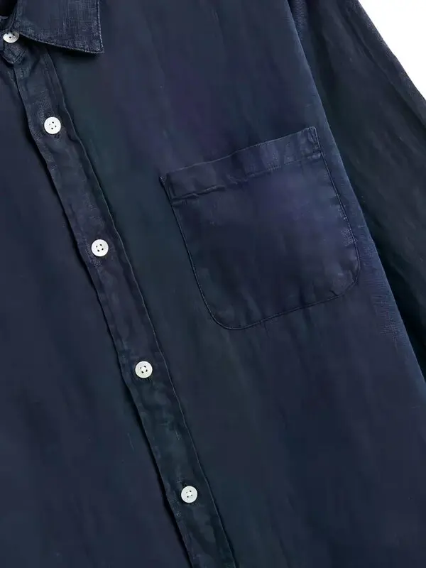 Portuguese Flannel Linen Chest-pocket Shirt