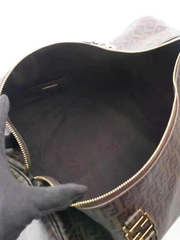 Fendi 2010s Zucchino Boston Bag