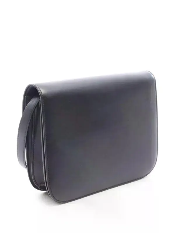 Celine 2000s Classic Box Shoulder Bag - Black