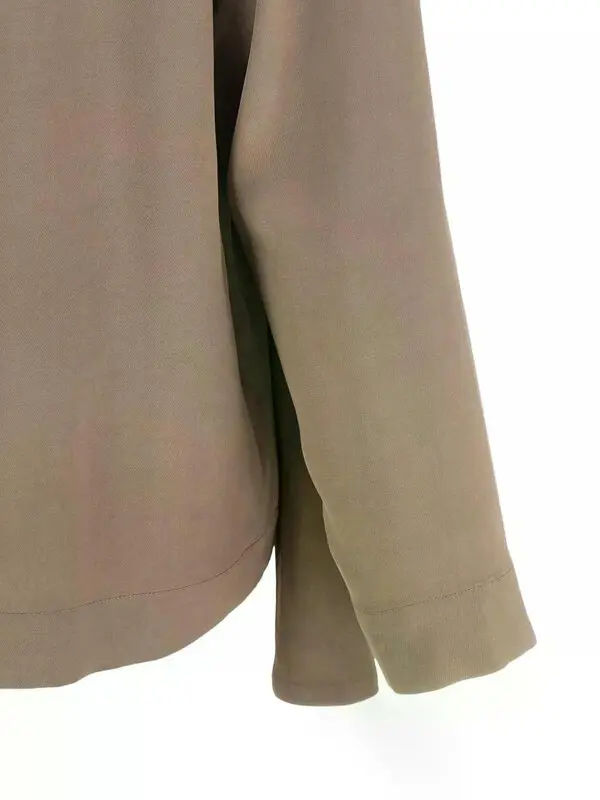 NUDE Draped Asymmetrical-panel Blouse