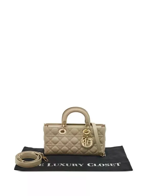Dior 2022 Lady D-joy Leather Tote Bag