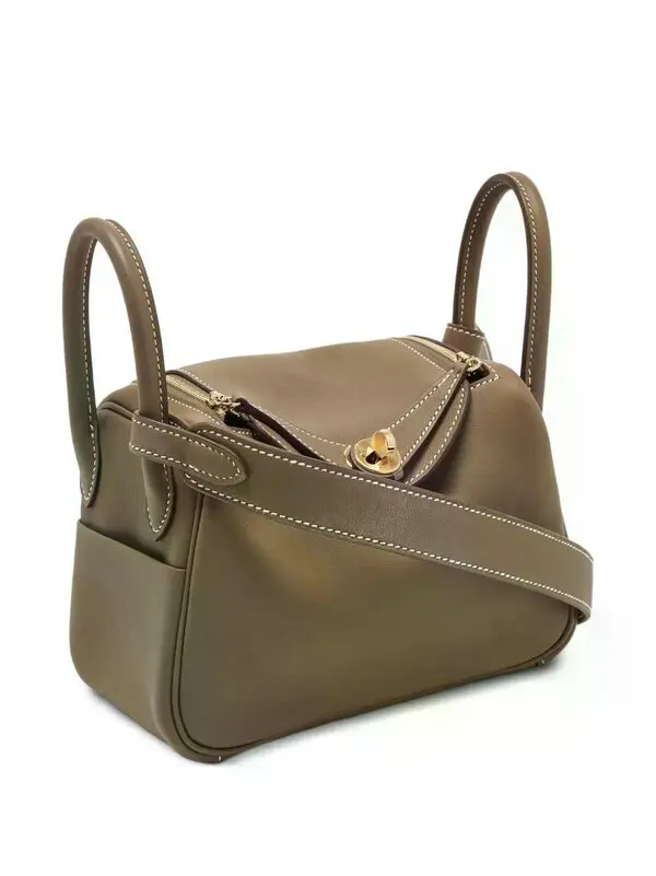 Hermès 2025 Mini Lindy Tote Bag - Grey