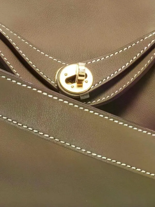 Hermès 2025 Mini Lindy Tote Bag - Grey