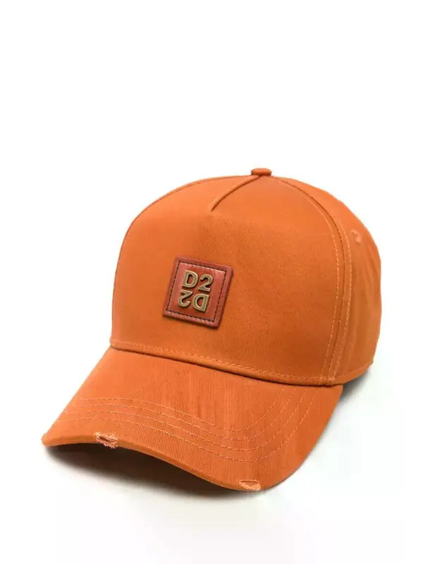 Dsquared2 Baseball Cap With Distressed Finish