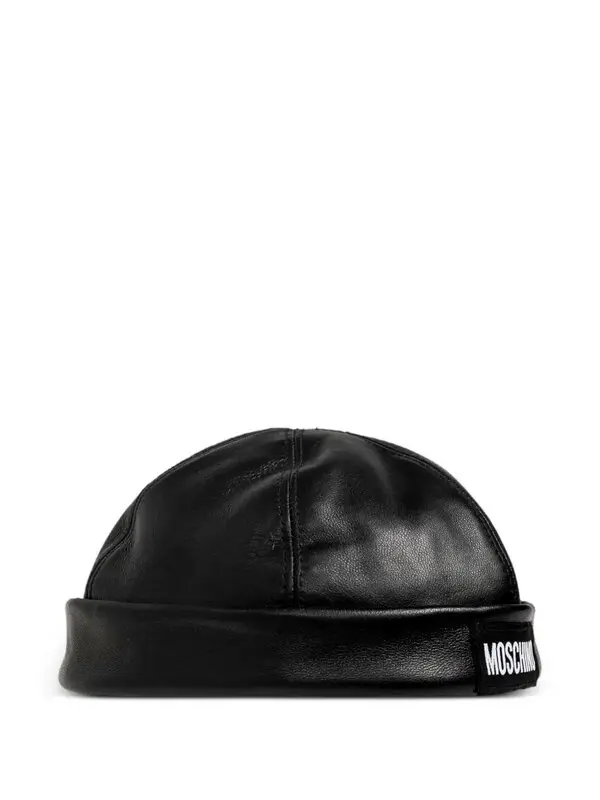 Moschino Leather Hat