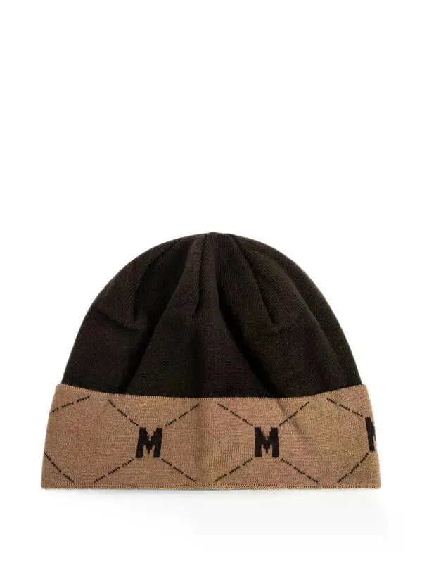 Moschino Logo-print Beanie Hat - Brown