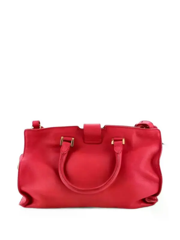 Saint Laurent Y Cabas Satchel - Pink