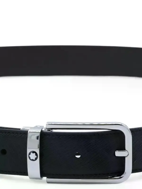 Montblanc Textured Leather Belt