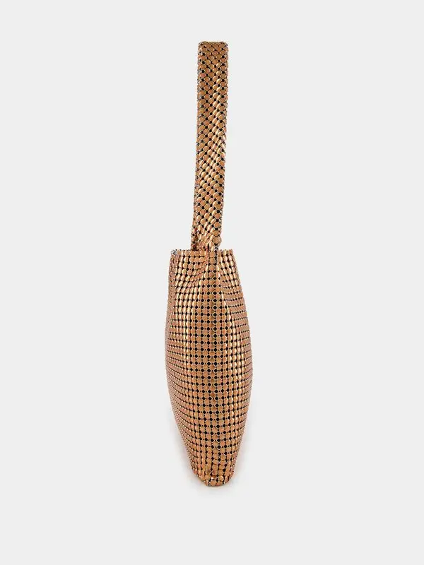 Rabanne Copper Pixel Handbag