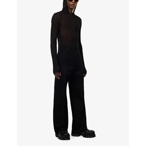 Rick Owens Hooded Jumper - Black
