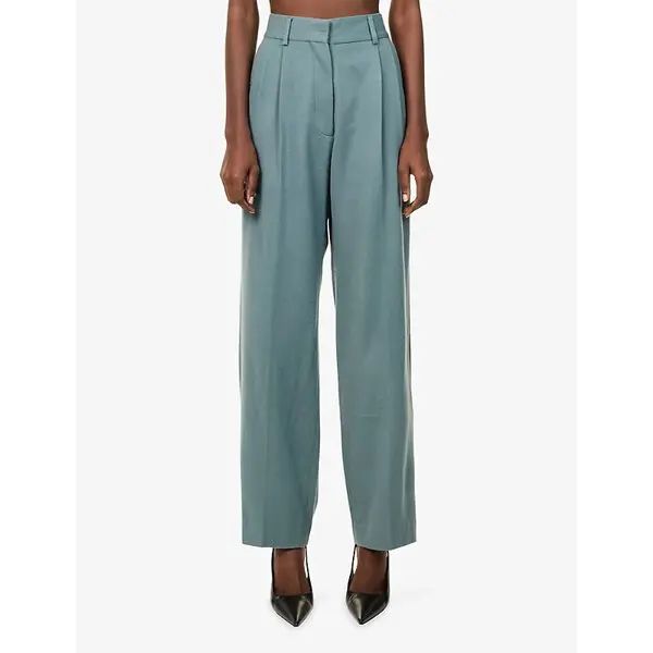 BLAZÉ MILANO Mystère" Fox Wool And Cashmere Trousers