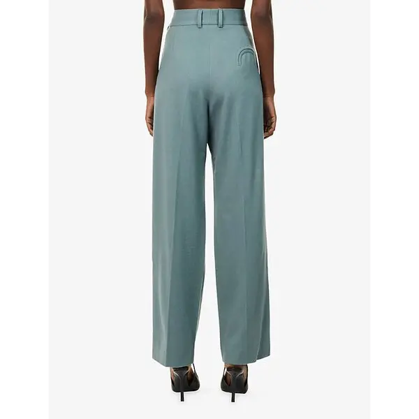 BLAZÉ MILANO Mystère" Fox Wool And Cashmere Trousers