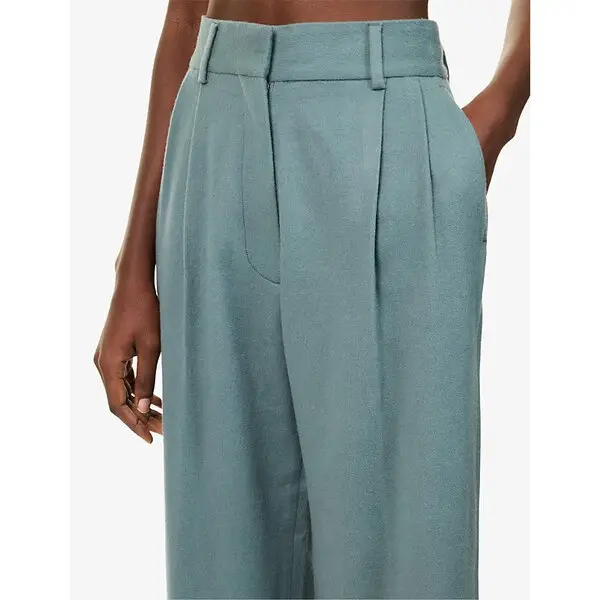 BLAZÉ MILANO Mystère" Fox Wool And Cashmere Trousers