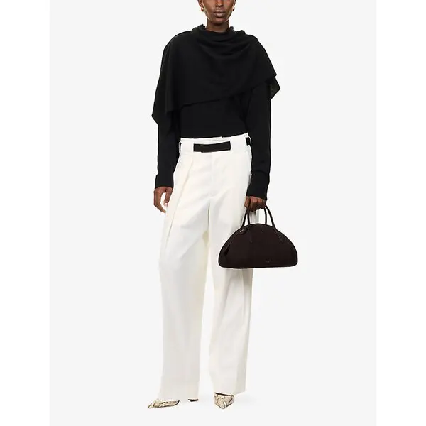 DARKPARK Addison Cashmere And Merino-wool Knit Scarf Top