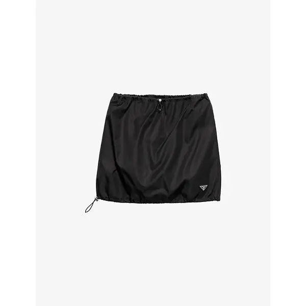 Prada Re-nylon Mini Skirt - Black