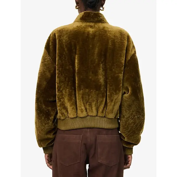 ARMA Azra Reversible Velvet Bomber Jacket
