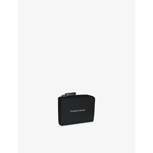 CHRISTIAN LOUBOUTIN Canopy Zipped Leather Card Holder