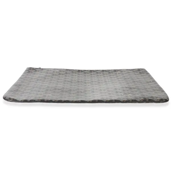 Goyard Goyardine Canvas Senat Pouch Gm - Black