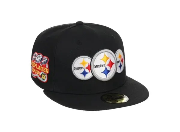 New Era X Nfl X John Geiger Pittsburgh Steelers Misplaced Series 59fifty Fitted Cap - Black/gray