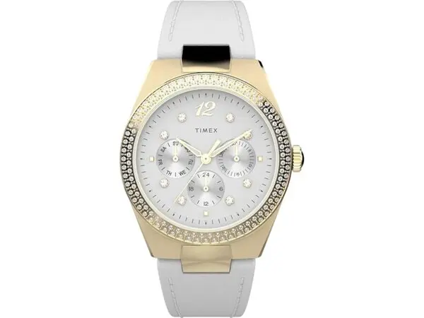 TIMEX Simone Function Goldtone White Tw2v80500