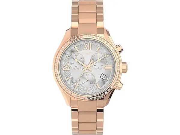 TIMEX Trend Chronograph Rose Goldtone Tw2v57900