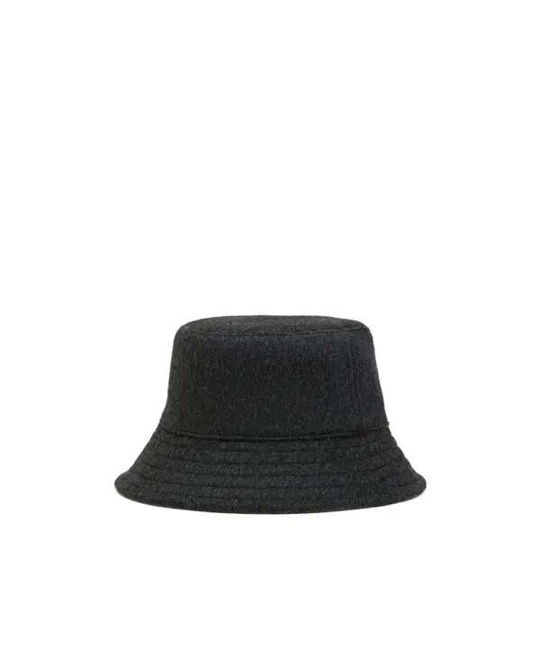 AMI Paris De Coeur Embossed Wool Bucket Hat