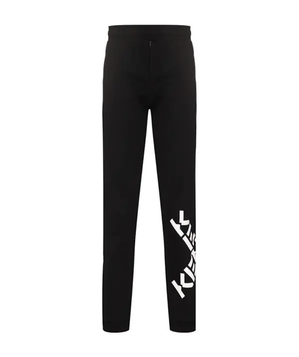 Kenzo Logo Casual Pants - Black