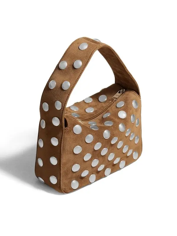 Khaite Riveted Handbag - Brown