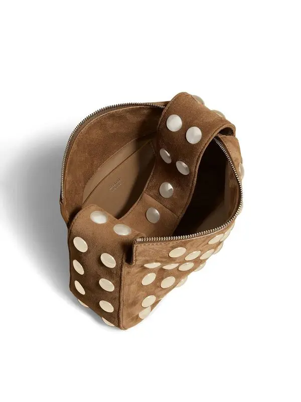 Khaite Riveted Handbag - Brown