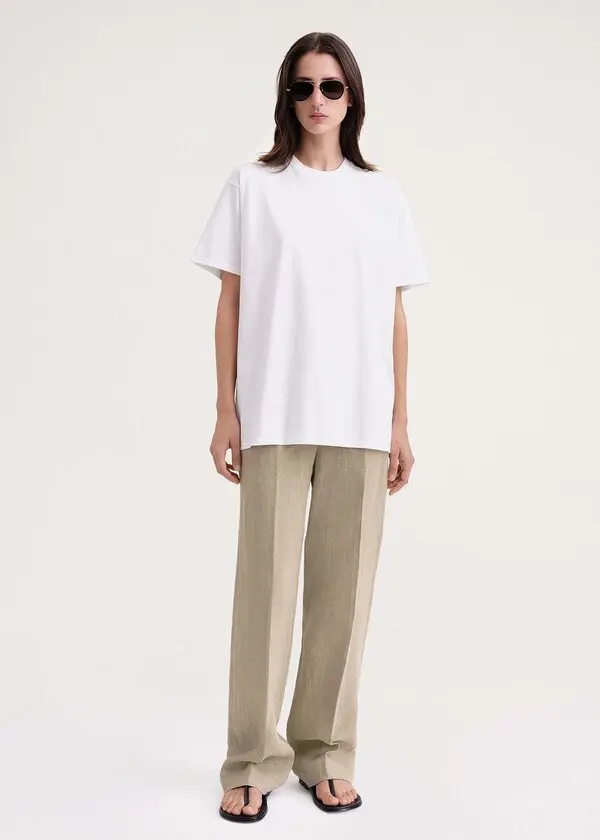 TOTEME Crewneck Short-sleeved T-shirt