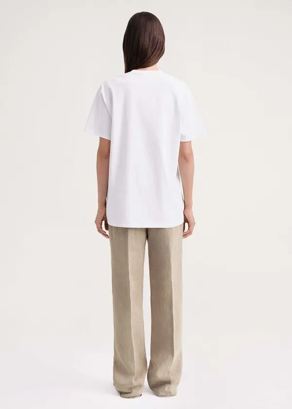 TOTEME Crewneck Short-sleeved T-shirt