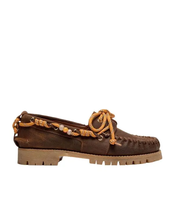 GOLDEN GOOSE Cruise Lace-up Loafers - Brown