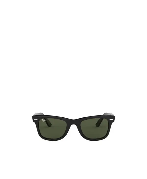 Ray-ban Wayfarer Sunglasses With Logo Detail - Black