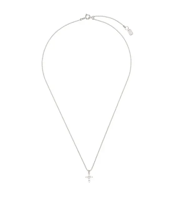 NUMBERING Ball Chain Necklace - Silver