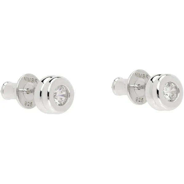NUMBERING Inlaid Earrings