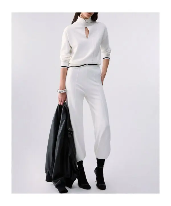 Liu Jo Contrast-trim Palazzo Pants