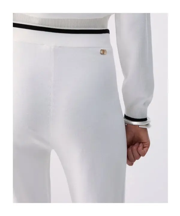 Liu Jo Contrast-trim Palazzo Pants