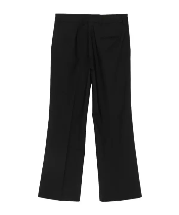PT TORINO Belt-loop Cropped Straight-leg Trousers