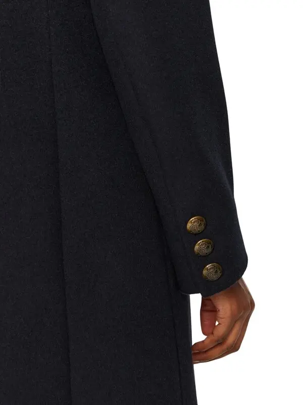 Ralph Lauren Belted Embellished-detail Coat