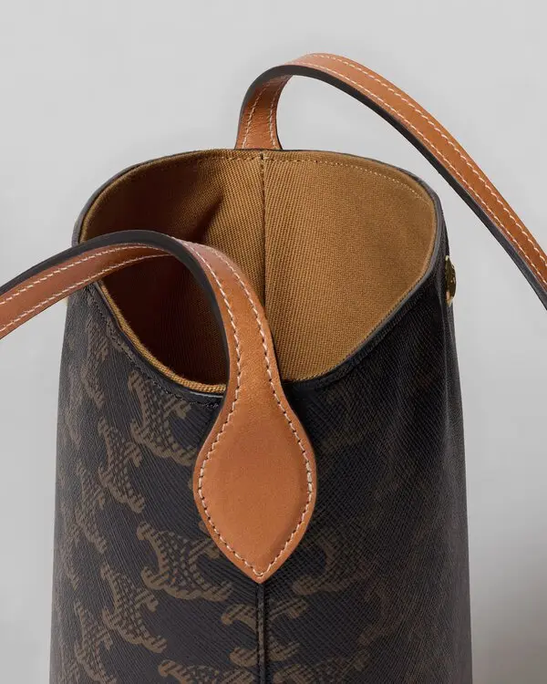 Celine Mini Bucket In Triomphe Canvas
