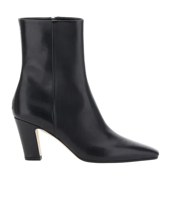 AeydĒ Square-toe Ankle Boots - Black