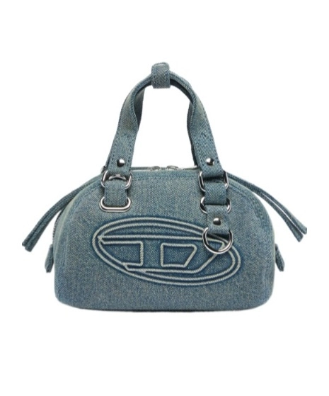 DIESEL® 1dr Small Bowling Bag In Denim - Light Blue