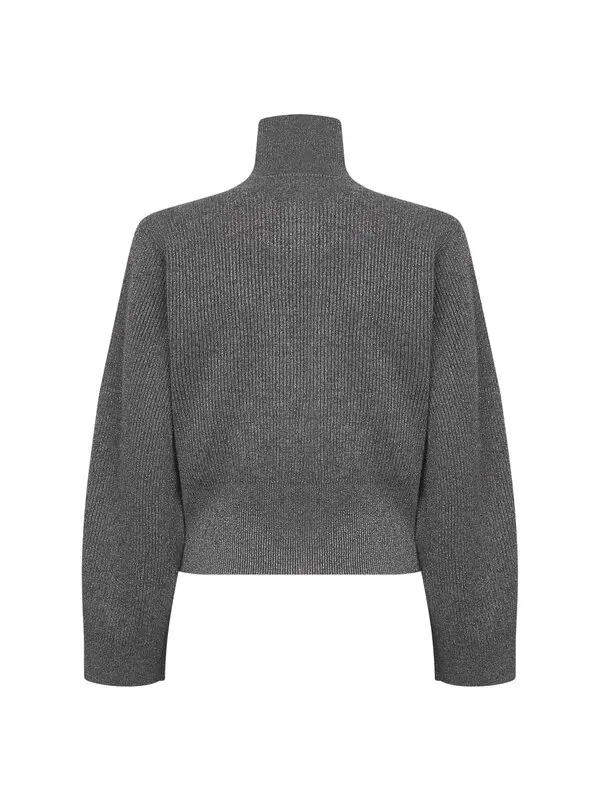 Brunello Cucinelli High Neck Zip-up Jacket