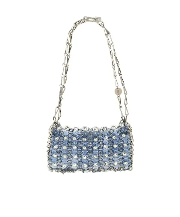 Rabanne Chain Shoulder Bag - Blue