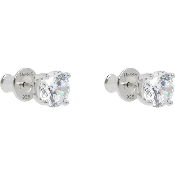NUMBERING Inlaid Earrings