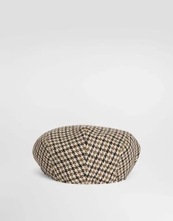 Dolce & Gabbana Dolce Gabbana Checked Flat Cap