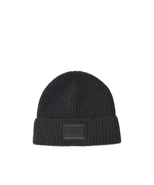 Dolce & Gabbana Cashmere Beanie - Grey